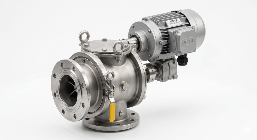 Doebritz Whole Milk Powder Quick-Release Airlock Valve | Sanitary ATEX ...